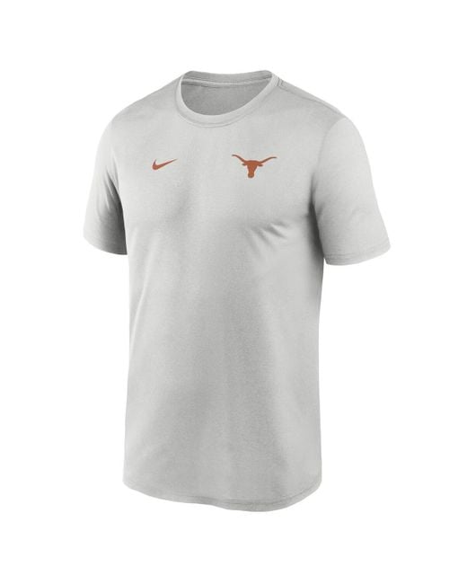 Nike Texas Longhorns 2025 Sideline Small Logo Legend Performance T ...