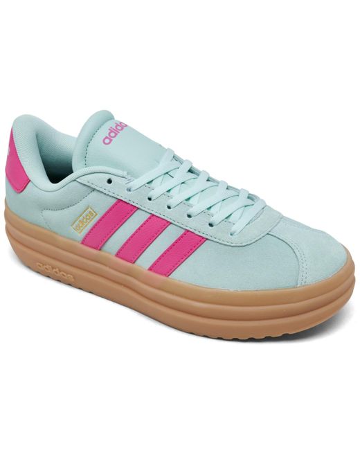 adidas Vl Court Bold Platform Casual Sneakers From Finish Line in Blue ...