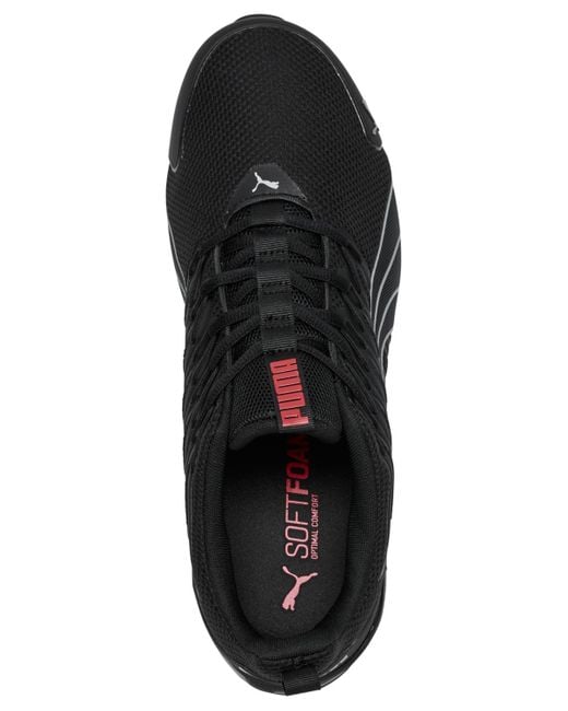 PUMA Voltaic Evo Wide-width Running Sneakers From Finish Line in Black ...