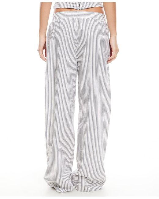 Lioness Cobain Striped Pants in Gray | Lyst