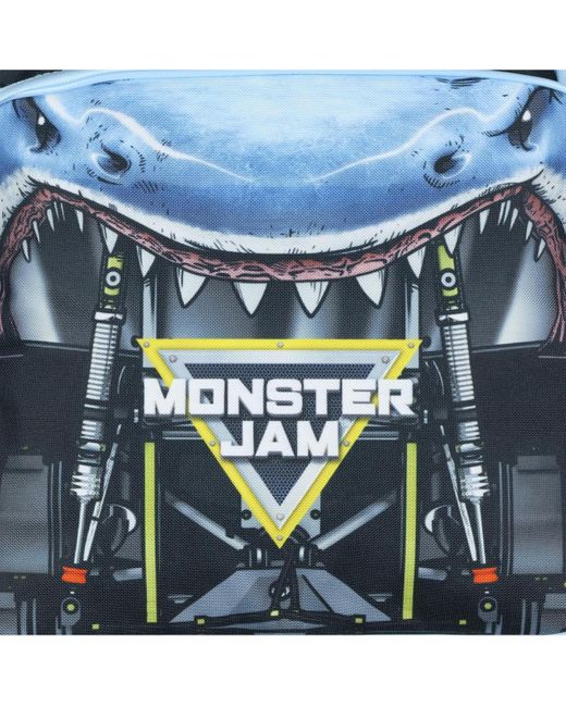 MONSTER JAM Backpack Megalodon Predator Truck Grill 3d Character School ...