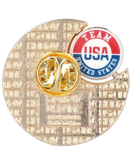 Honav Team Usa Pictogram Spinner Lapel Pin in Blue | Lyst
