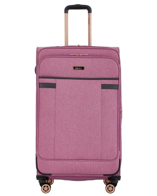 Kensie Hudson Expandable Rolling Softside luggage Set in Purple | Lyst