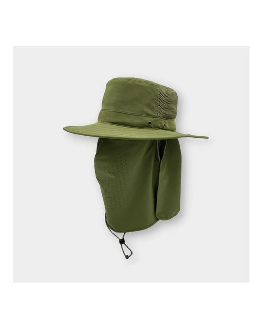 Kanut Sports Carson Removable Drape Safari Hat in Green for Men | Lyst