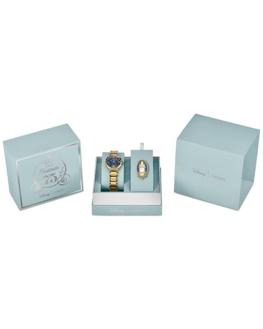 Citizen Eco-drive Princess Cinderella Diamond Accent Stainless Steel ...