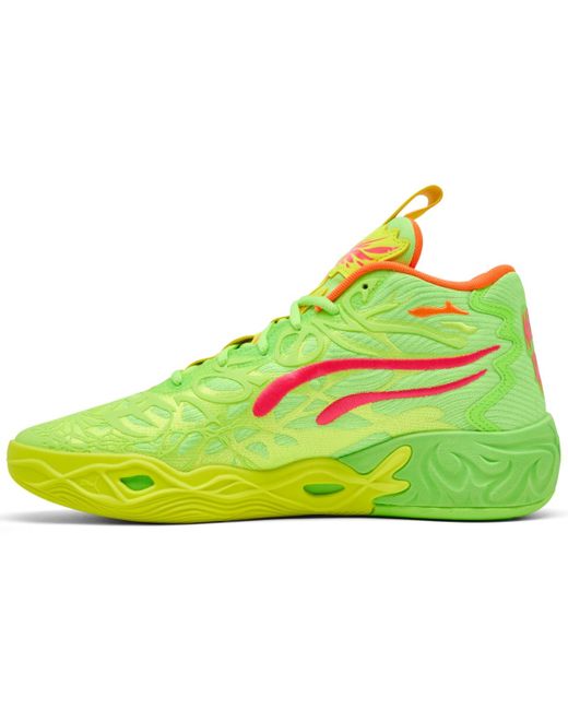 PUMA Lamelo Ball Mb.04 Basketball Sneakers From Finish Line in Yellow ...