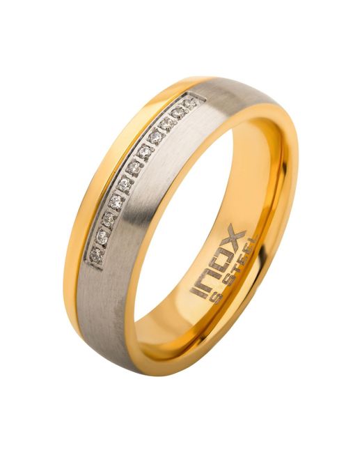 NOX Steel Plated 11 Piece Clear Diamond Ring in Metallic for Men | Lyst