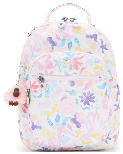 Kipling Seoul S Tablet Backpack in White | Lyst