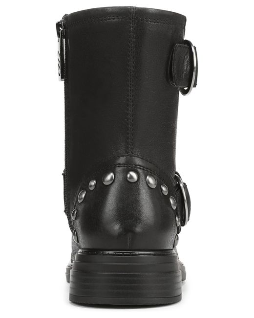 Naturalizer Optimus-stud Western Short Boots in Black | Lyst