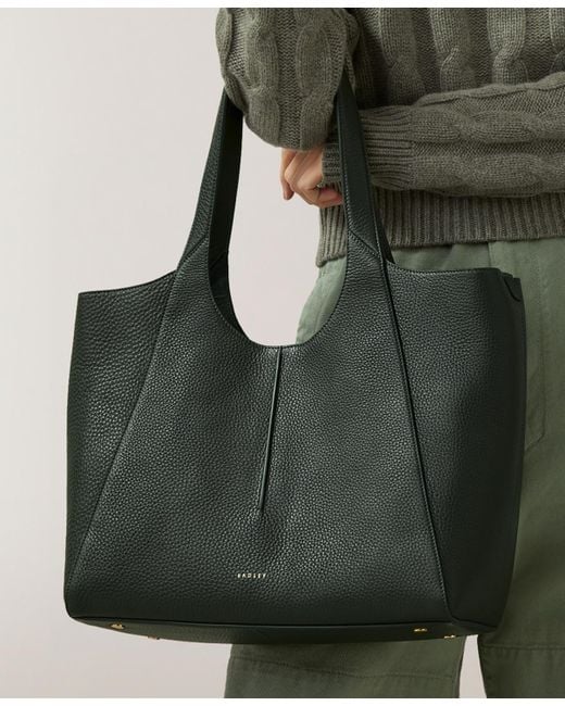 Radley Hillgate Place Large Open Top Satchel in Black | Lyst