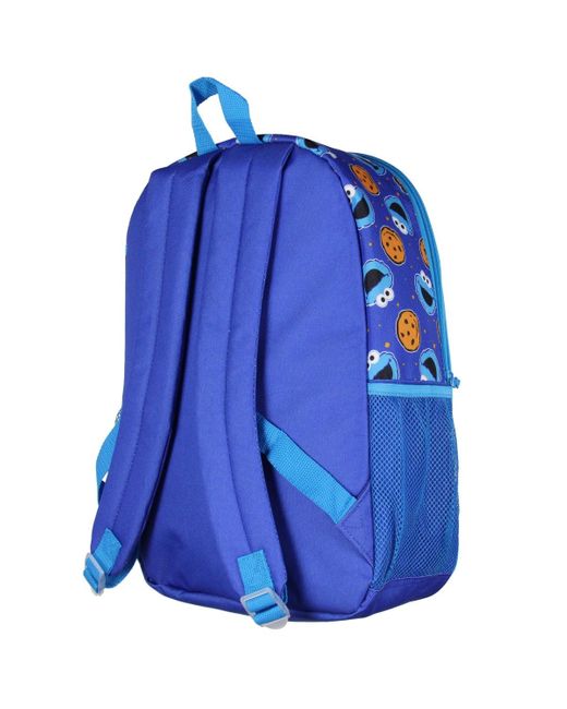 MONSTER JAM Sesame Street Cookie Monster Backpack C Is For Cookie ...