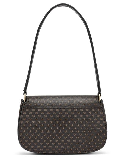 Calvin Klein Alina Mini Shoulder Bag in Black | Lyst