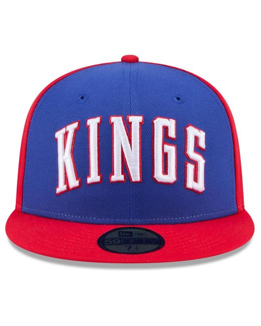 KTZ Sacramento Kings 2024/25 City Edition 59fifty Fitted Hat in Red for ...