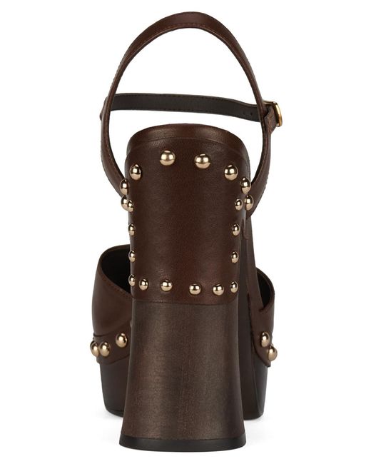 Jeffrey Campbell Extrovert Wooden Platform Pumps in Brown | Lyst