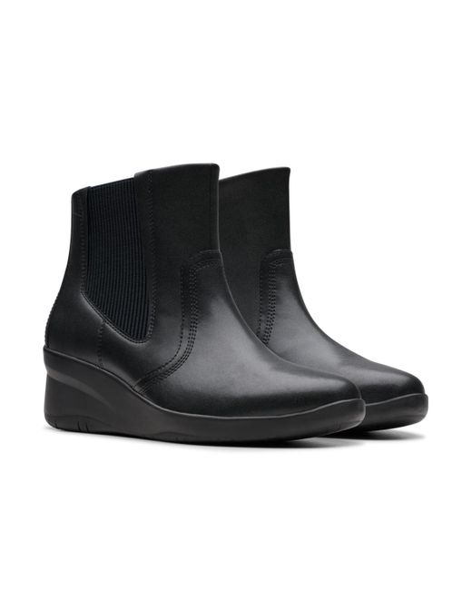 Clarks Collection Suttyn Rae Boots in Black | Lyst