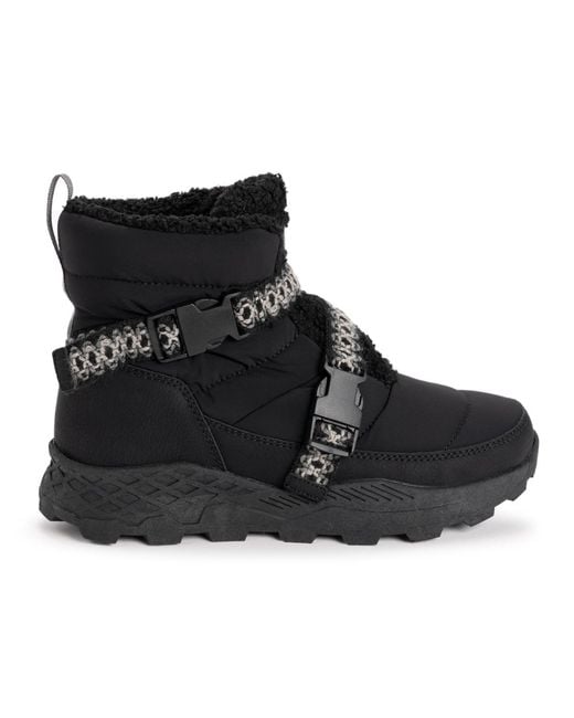 Muk Luks Wren Boot in Black | Lyst