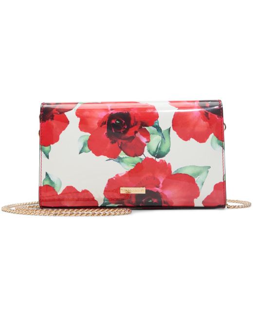 ALDO Adoring Small Clutch Bag in Red | Lyst