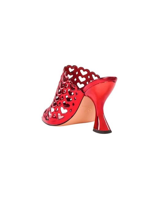 Katy Perry The Laterr Round Toe Dress Sandals in Red | Lyst