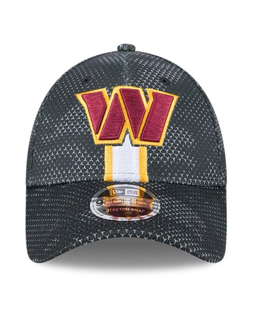 KTZ Washington Commanders 2024 Sideline 9forty Stretch-snap Hat in Blue ...