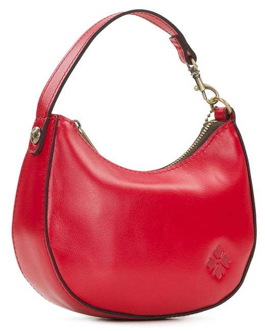 Patricia Nash Morgana Mini Leather Shoulder Bag in Red | Lyst