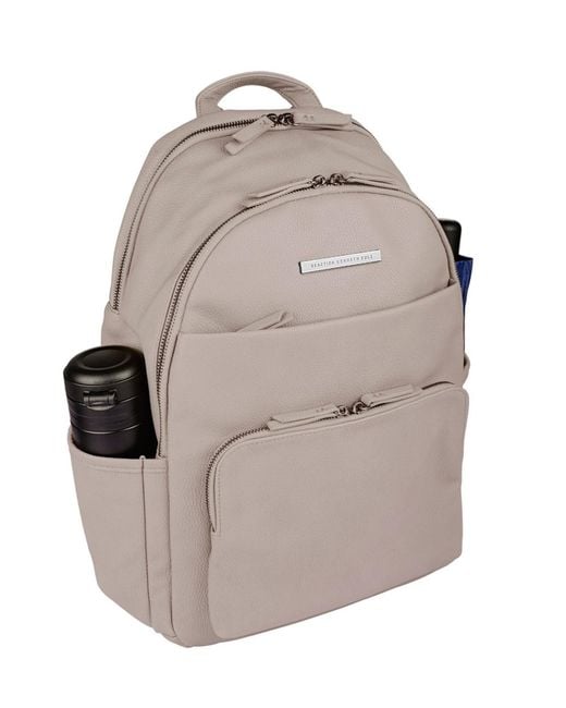 Kenneth Cole Double Compartment Marley Backpack in Gray | Lyst