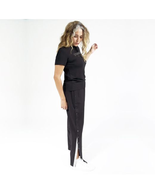Sparkies Plus Size Adaptive Pants With Full Side Seam Opening in Black ...