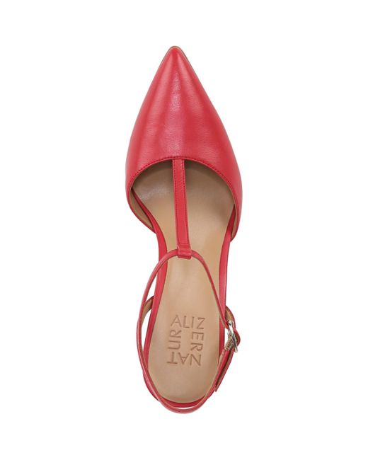 Naturalizer Astrid T-strap Dress Pumps in Pink | Lyst