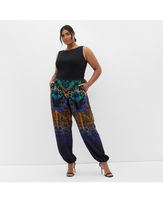 City Chic Plus Size Savannah Decadence Pant in Blue | Lyst