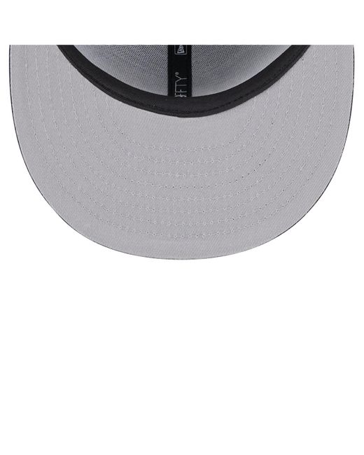 KTZ Miami Heat Script Side Patch 9fifty Snapback Hat in Black for Men ...