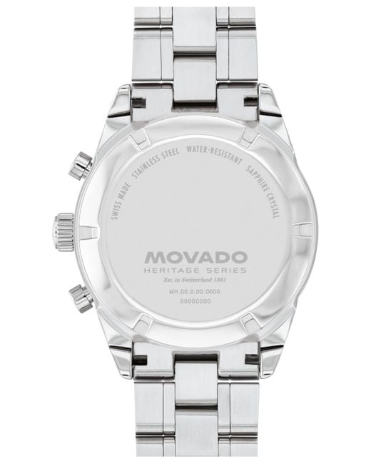 Movado Calendoplan S Swiss Quartz Chrono Stainless-steel Watch in ...