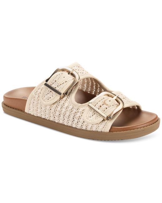 Style & Co. Reagann Flat Sandals in Pink | Lyst