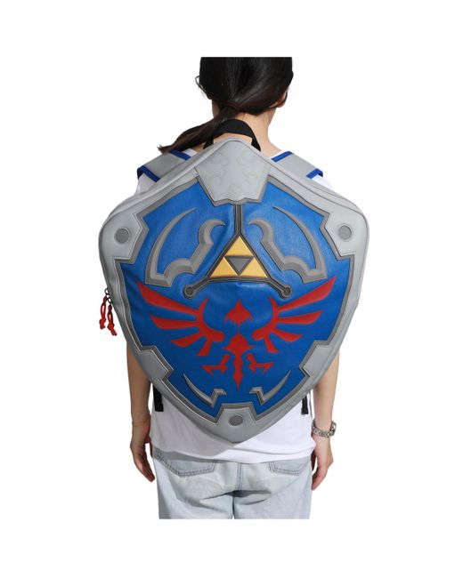 The Legend Of Zelda Hylian Shield 18.5" Novelty Backpack in Red for Men ...
