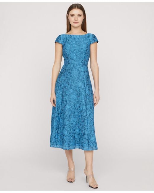 JS Collections Zoey A-line Cocktail Dress in Blue | Lyst