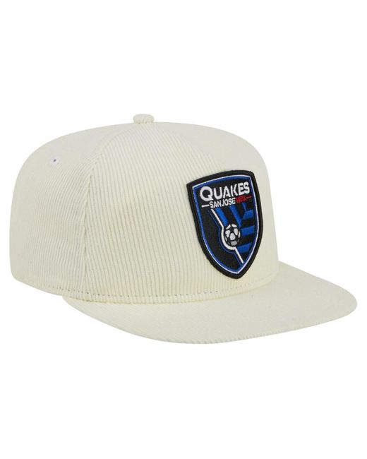 KTZ San Jose Earthquakes 2025 Kickoff Snapback Golfer Hat in Blue for ...