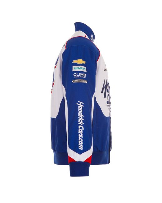 JH Design Royal/white Kyle Larson Hendrickcars.com Full-snap Twill ...
