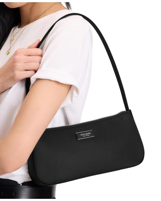 Kate Spade Sam Icon Shoulder Bag in Black | Lyst