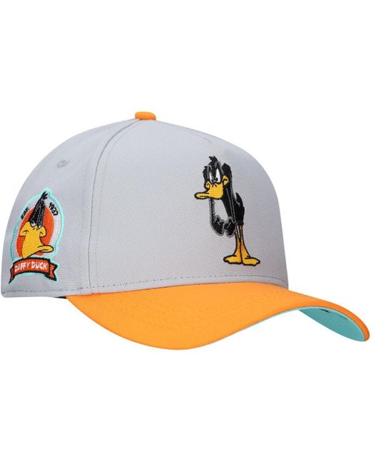 Lids Looney Tunes Daffy Duck A-frame Adjustable Hat in Gray for Men | Lyst