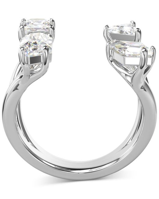 Swarovski Tone Mesmera Crystal Open Ring in Metallic | Lyst