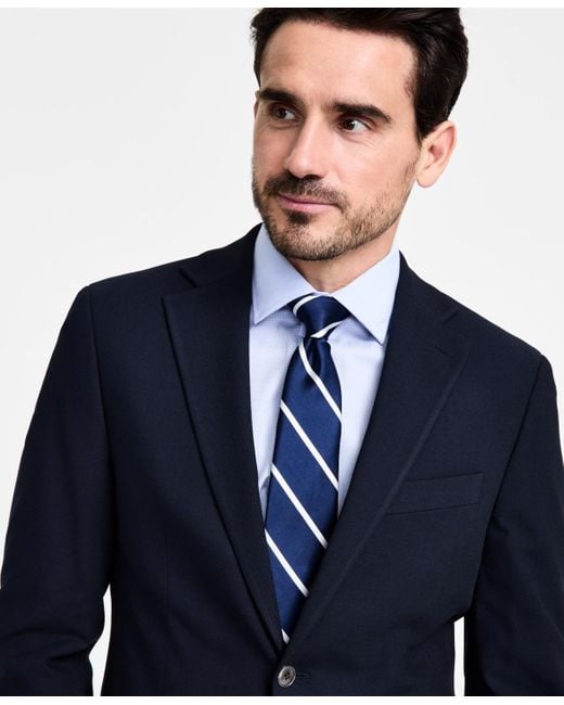 Michael Kors Classic-fit Twill Blazer in Blue for Men | Lyst