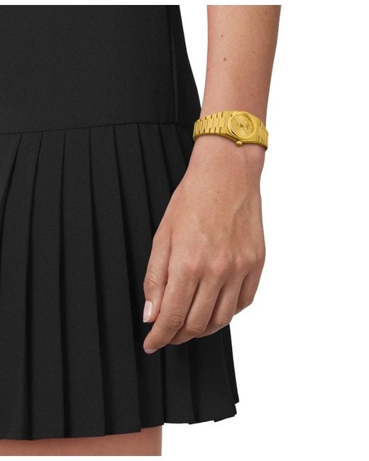 Tissot Swiss Prx Gold-tone Stainless Steel Bracelet Watch 25mm in ...