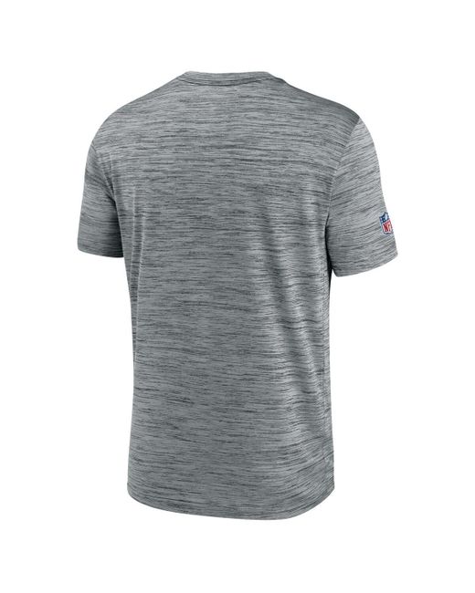 Nike New Orleans Saints Velocity Alternate Logo Performance T-shirt in Gray for Men | Lyst