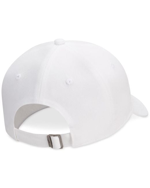 Nike Club Logo Embroidered Cap in White | Lyst