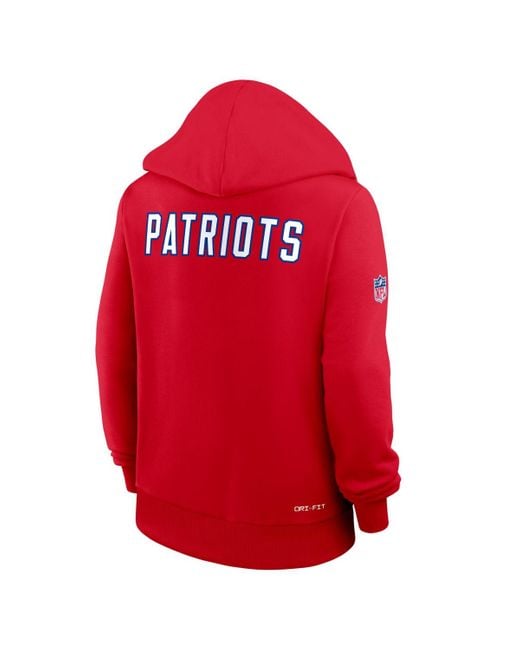 Nike New England Patriots Throwback Sideline Standard Issue Dri-fit ...
