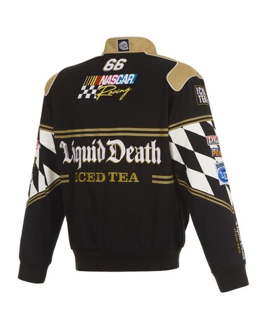 JH Design Nascar Liquid Death Full-snap Twill Uniform Jacket in Black ...