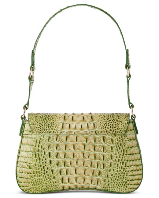 Brahmin Nerida Melbourne Small Leather Shoulder in Green | Lyst