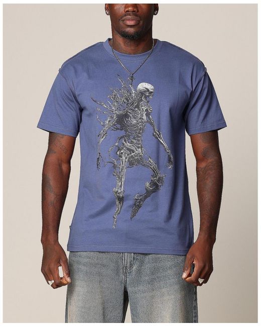 Saint Morta Wraith Cut T-shirt in Blue for Men | Lyst
