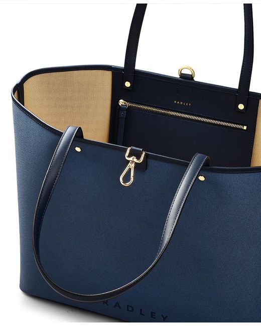 Radley Addison Row Responsible Large Open Top Tote Bag in Blue | Lyst