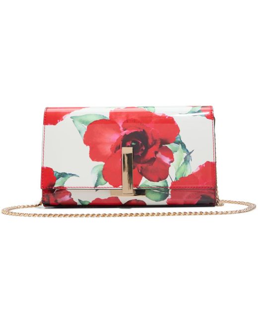 ALDO Adoring Small Clutch Bag in Red | Lyst
