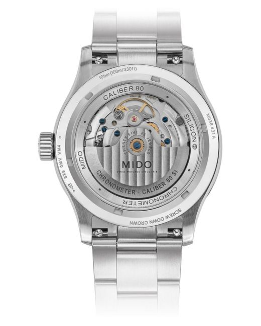 MIDO Swiss Automatic Multifort Chronometer Stainless Steel Bracelet ...