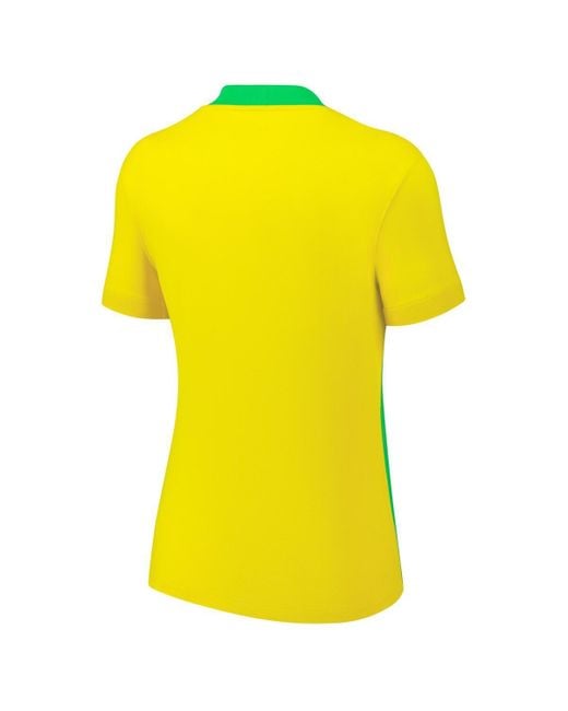 Nike Brazil National Team 2025/26 Home Replica Jersey in Yellow | Lyst